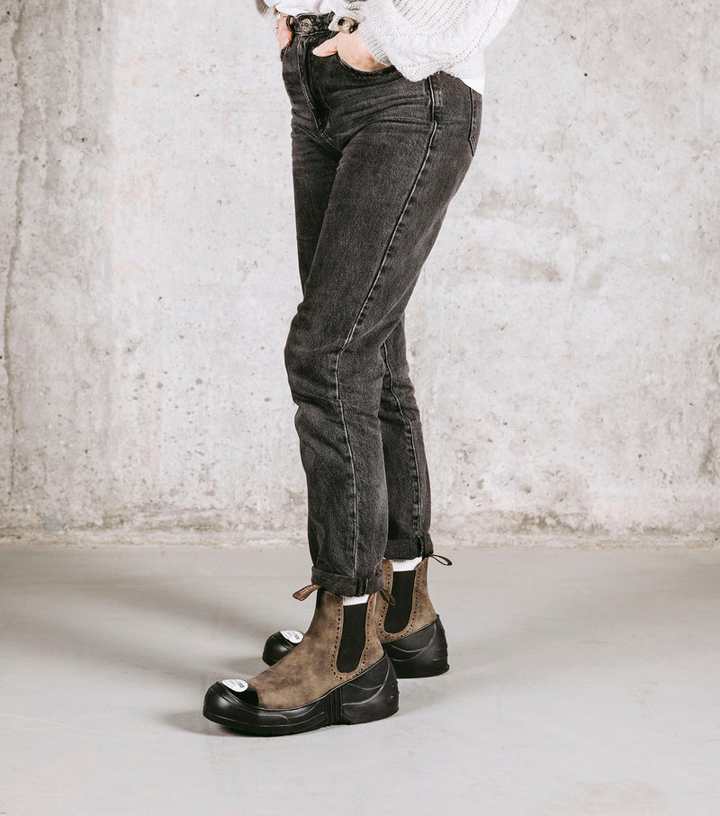 OSHBUCO-11, Visitor Bucket 9 Pairs Prepack Steel Toe Cap Safety Oversh